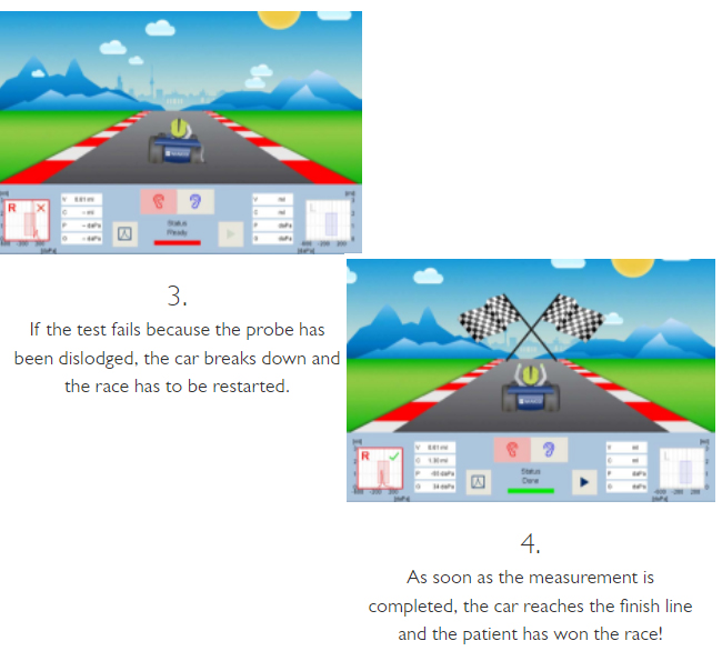 Maico touchTymp RaceCar